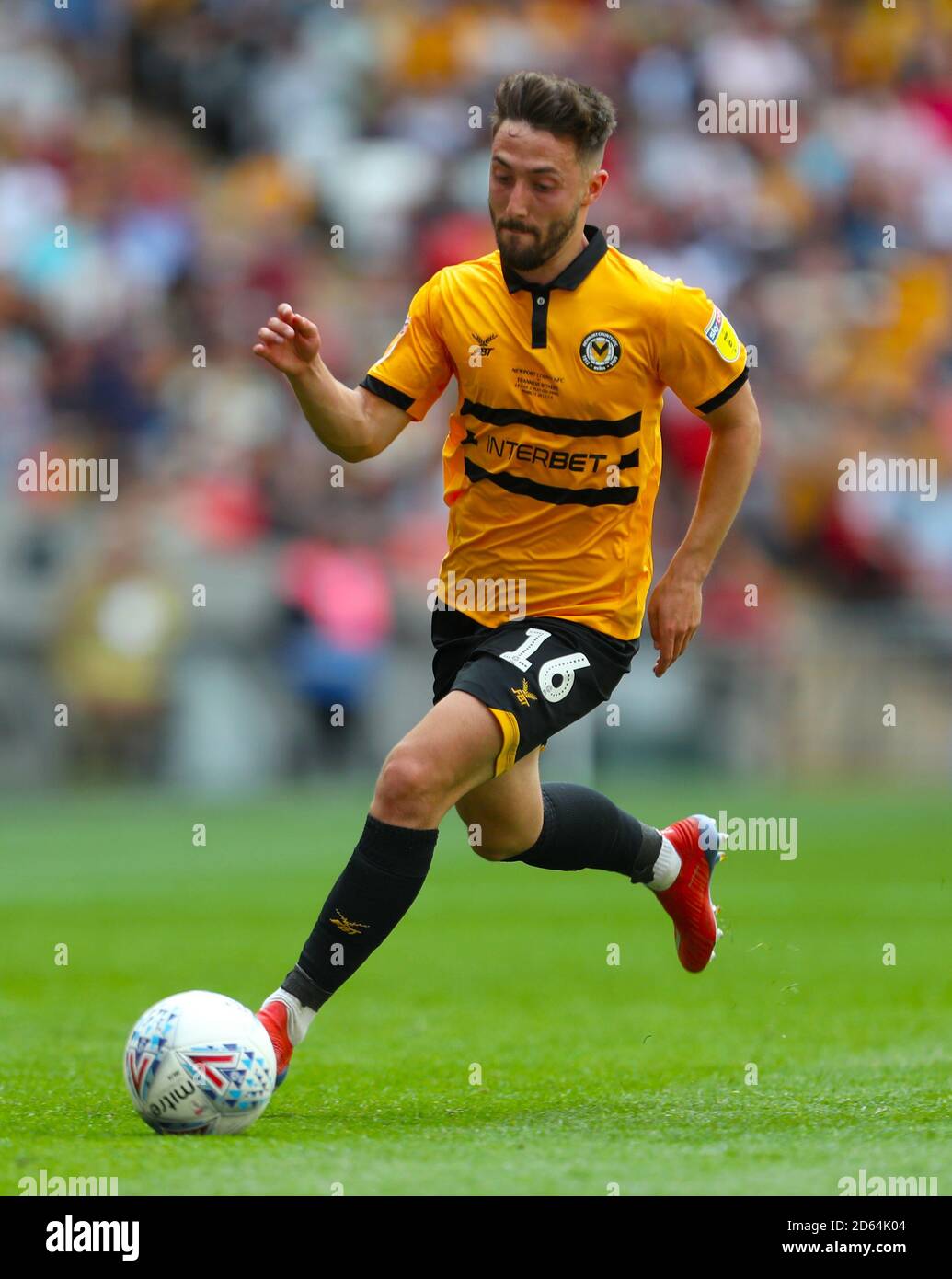 Newport County's Josh Sheehan Stock Photo - Alamy