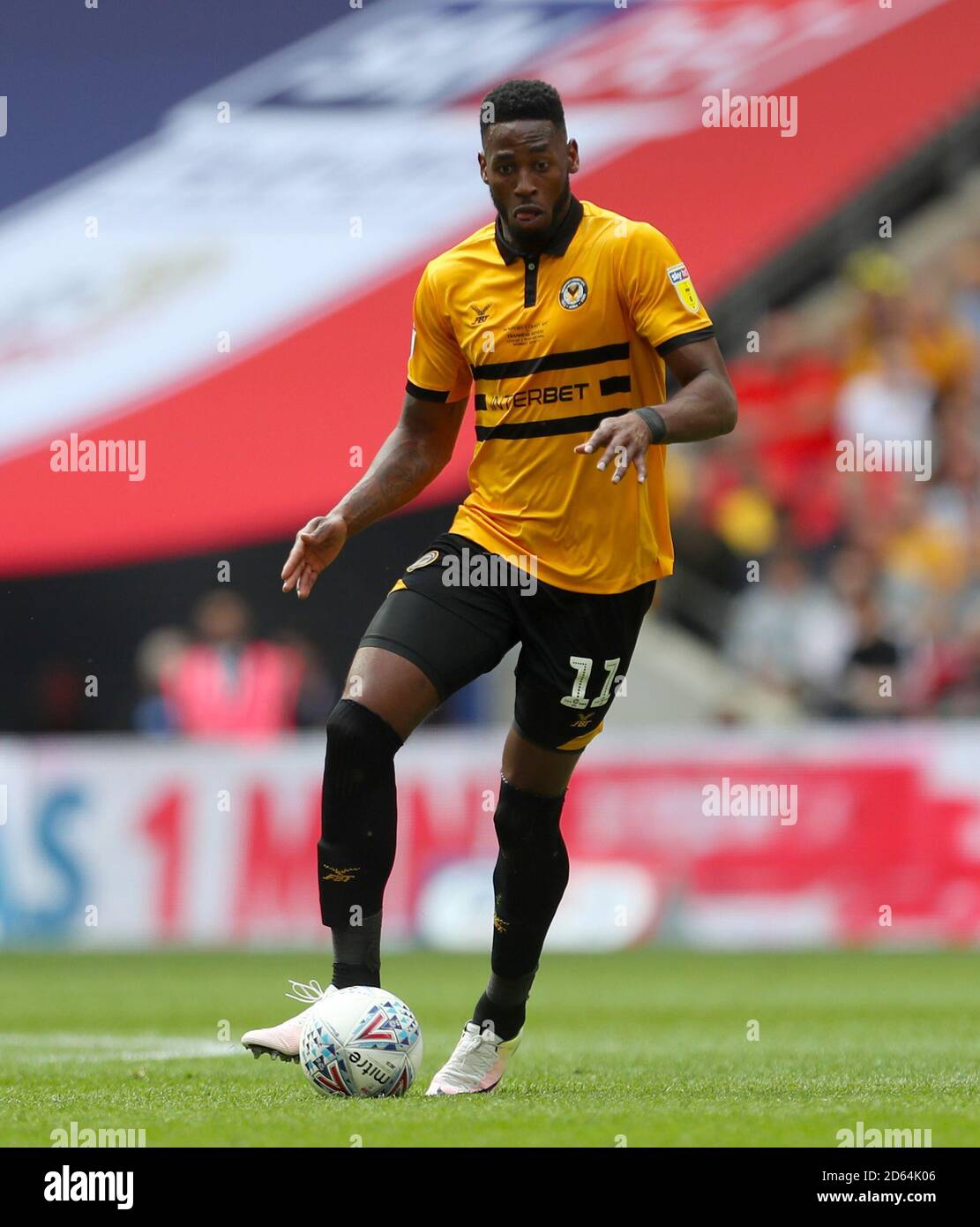 Newport County's Jamille Matt Stock Photo - Alamy