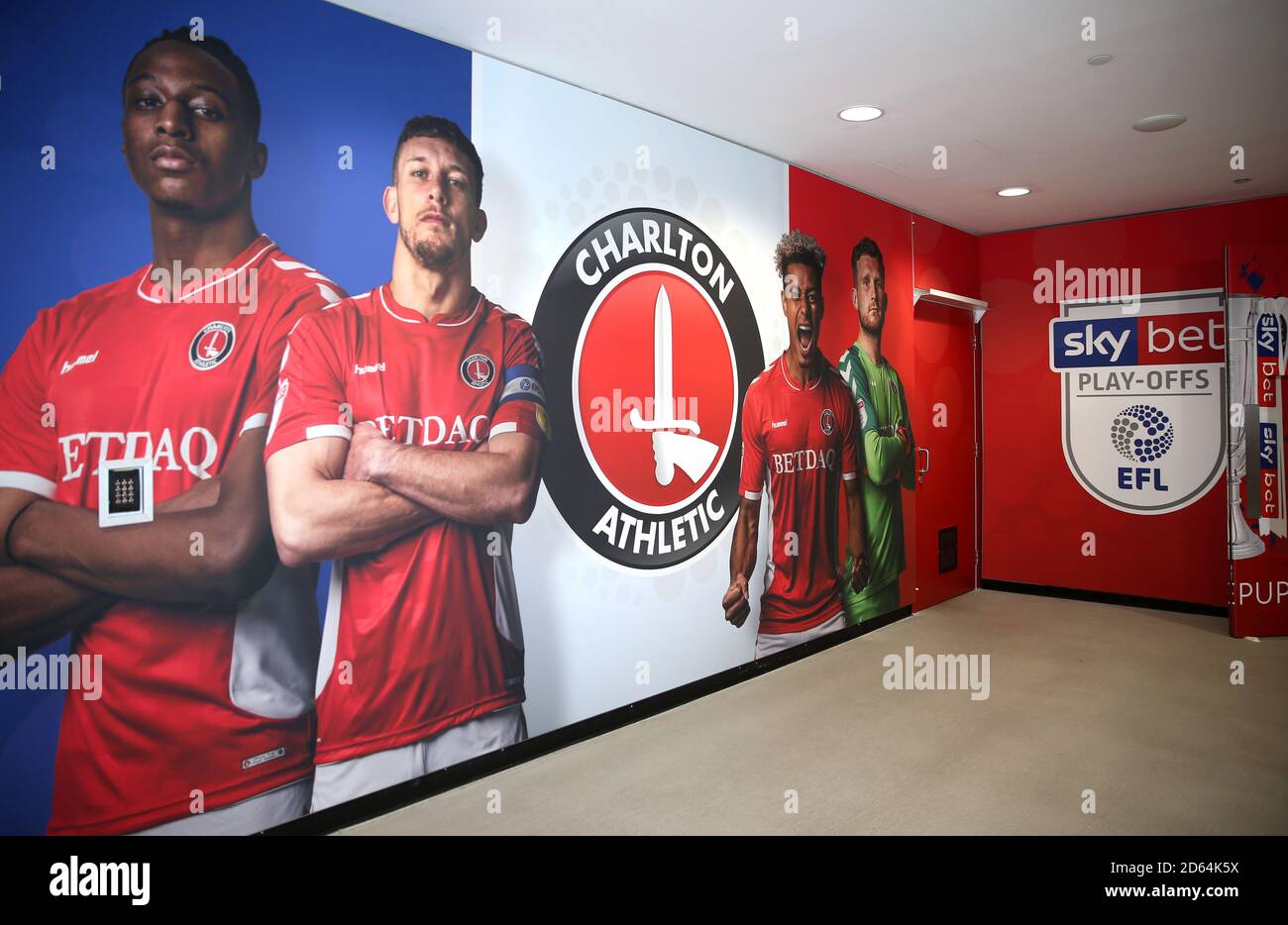 A general view of Charlton Athletic livery at Wembley Stock Photo - Alamy