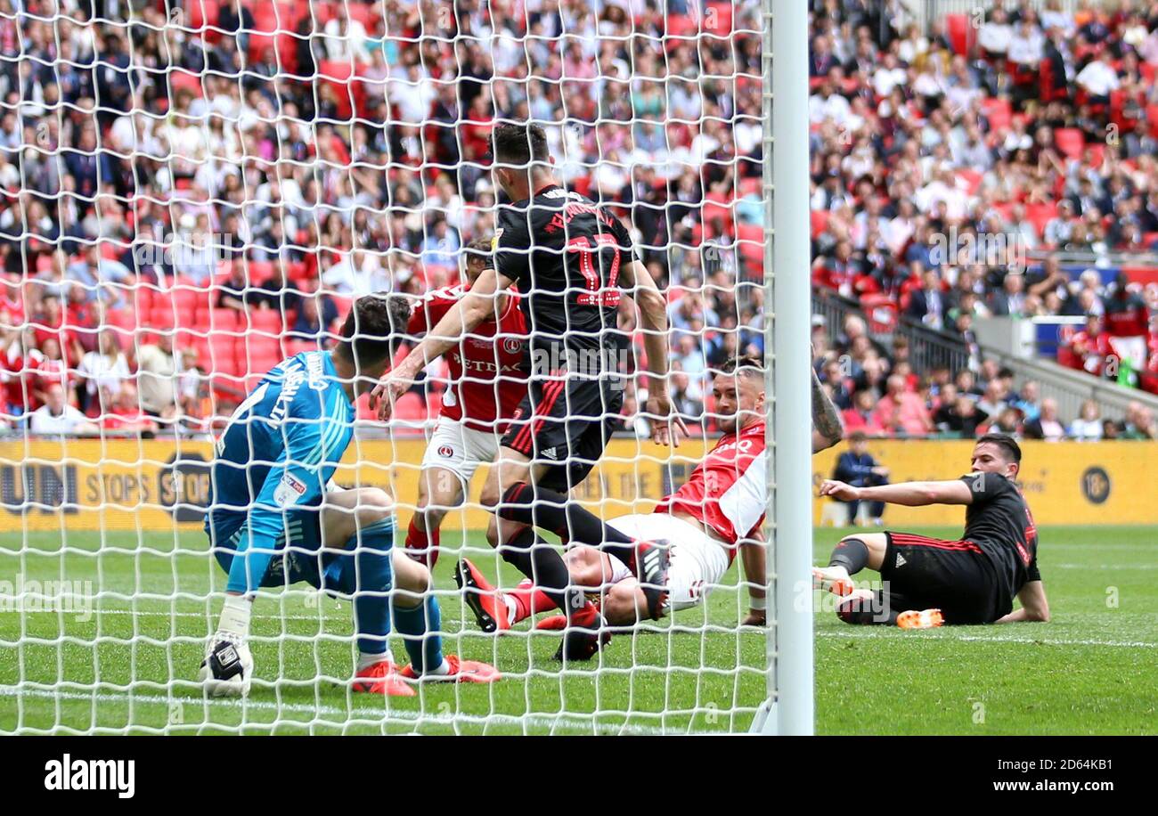 Charlton Athletic's Patrick Bauer in action Stock Photo - Alamy