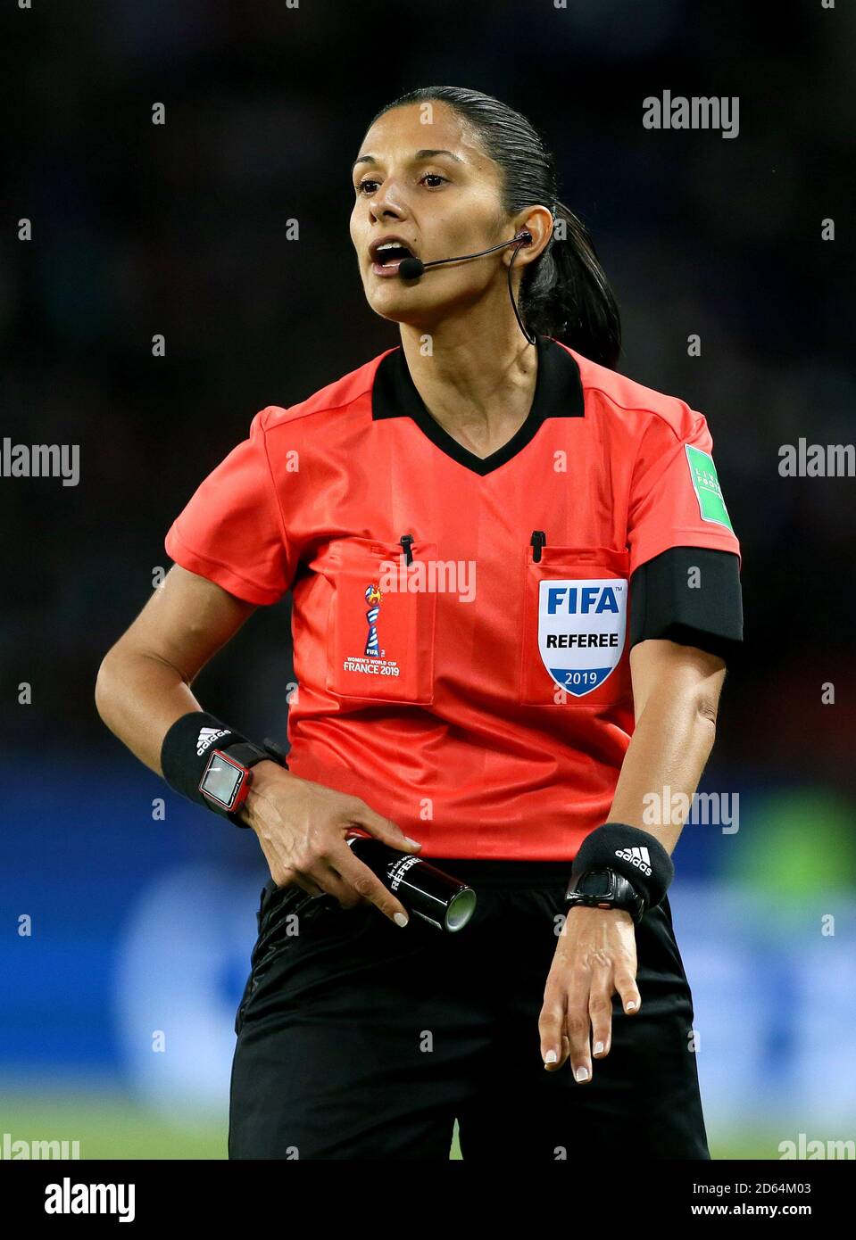 Match referee Claudia Umpierrez Stock Photo - Alamy