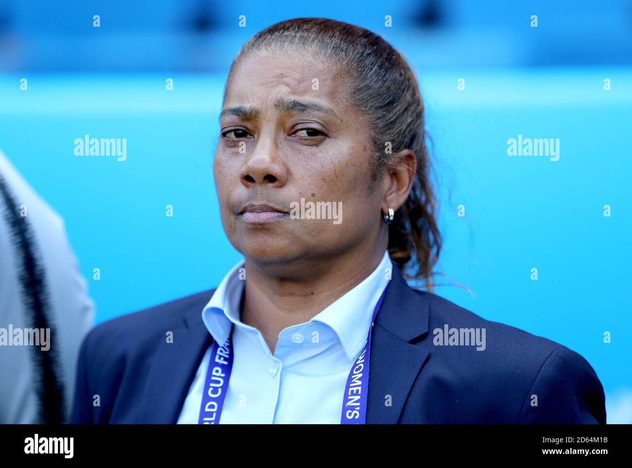 South Africa manager Desiree Ellis on the touchline prior to the ...