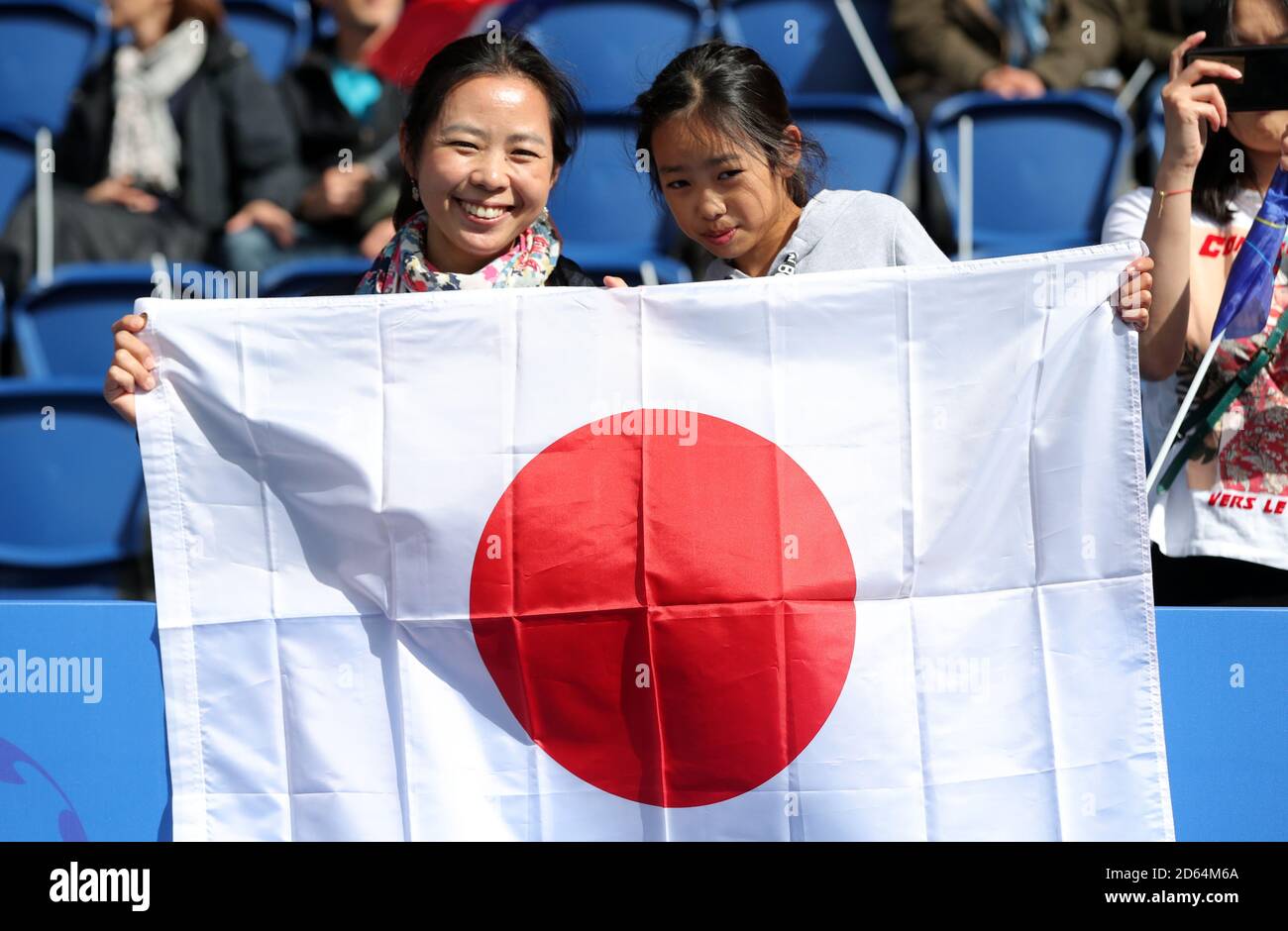Japan fans show support in stands hi-res stock photography and images ...