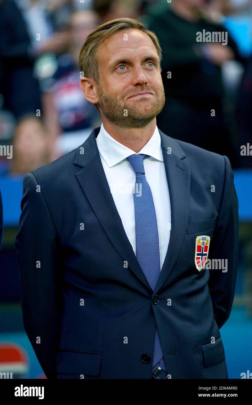 Norway head coach Martin Sjogren Stock Photo - Alamy
