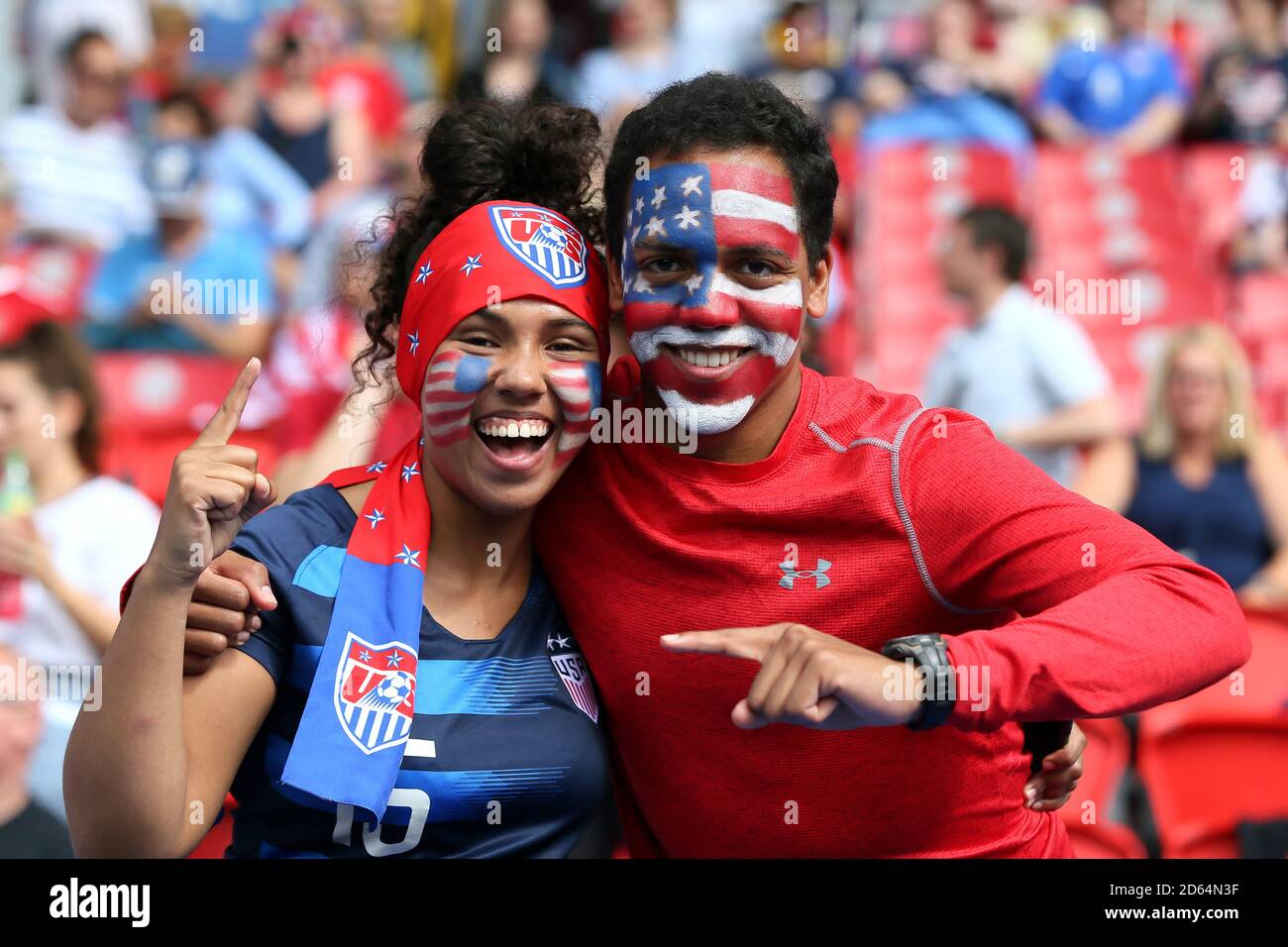 United States fans in the stands ahead of the match Stock Photo - Alamy