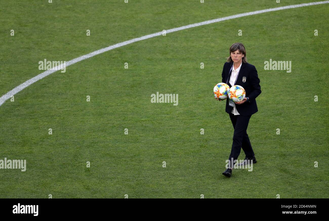 Italy coach Milena Bertolini Stock Photo - Alamy
