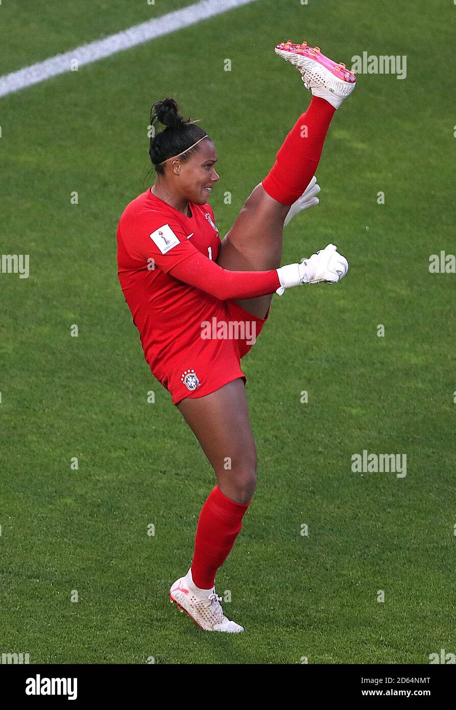 Brazil goalkeeper Barbara warms up Stock Photo - Alamy
