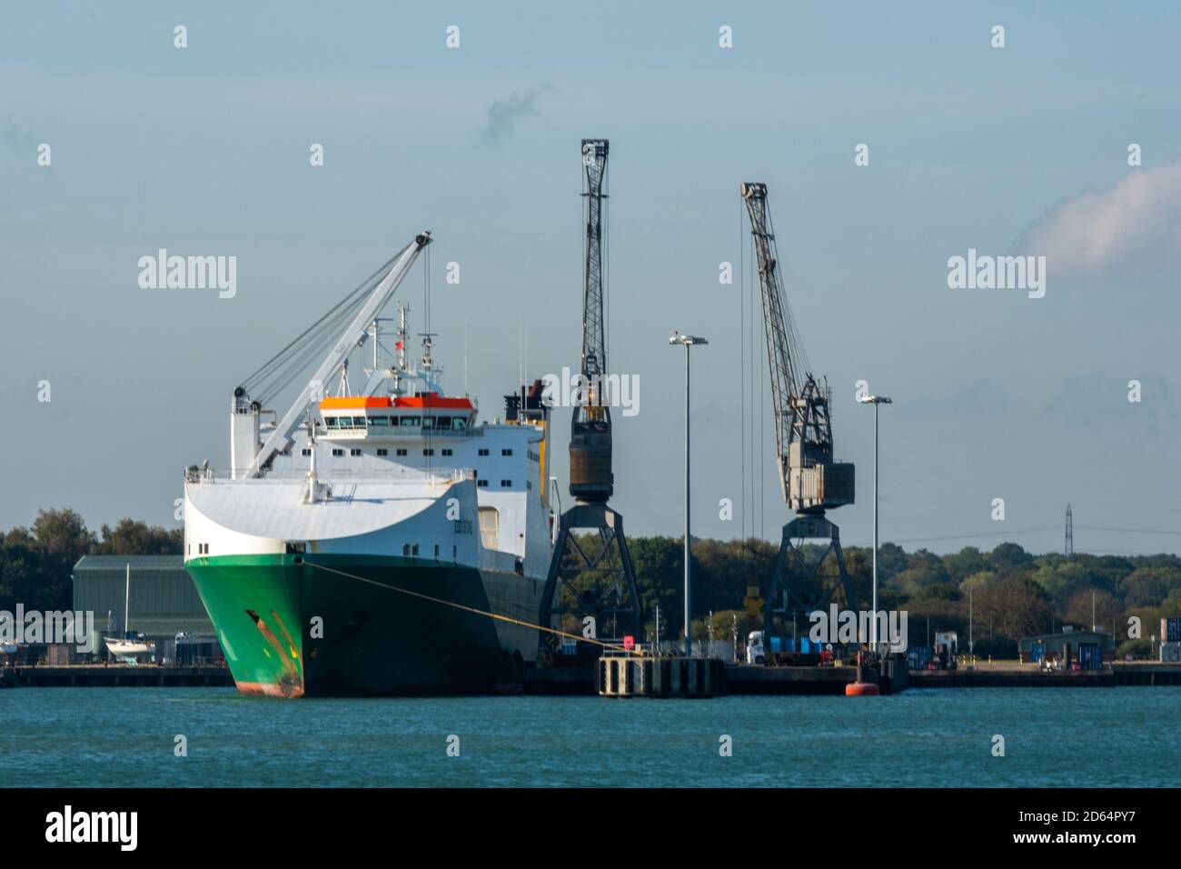 royal fleet auxiliary supply ship alongside at marchwood maritime army ...