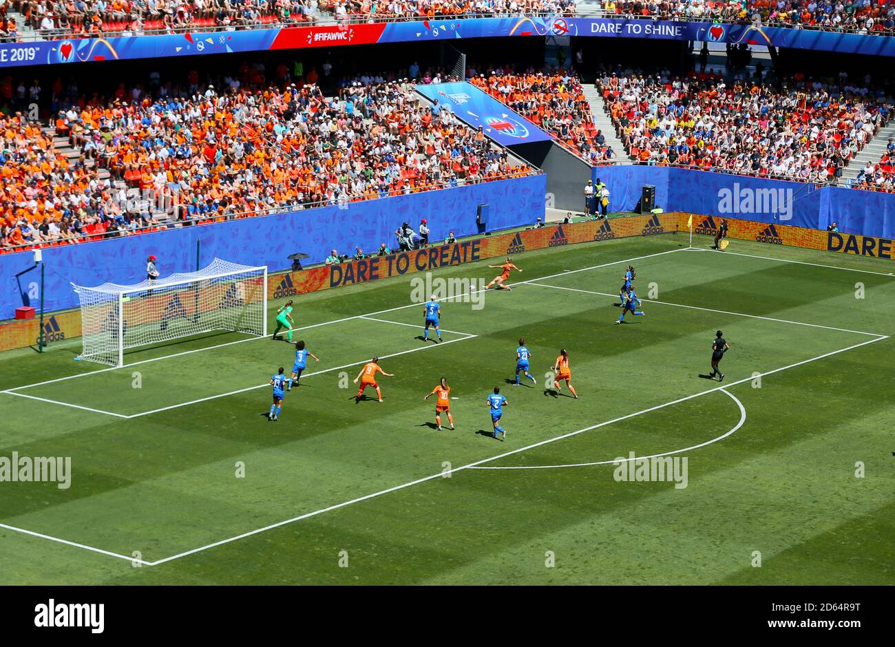 General view of match action Stock Photo - Alamy
