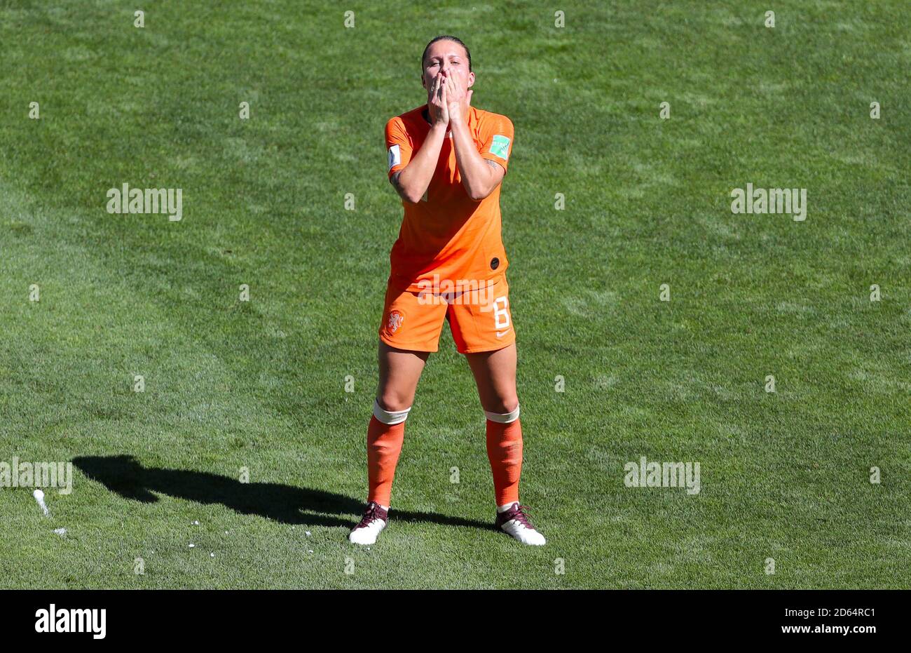Netherlands' Anouk Dekker reacts Stock Photo - Alamy