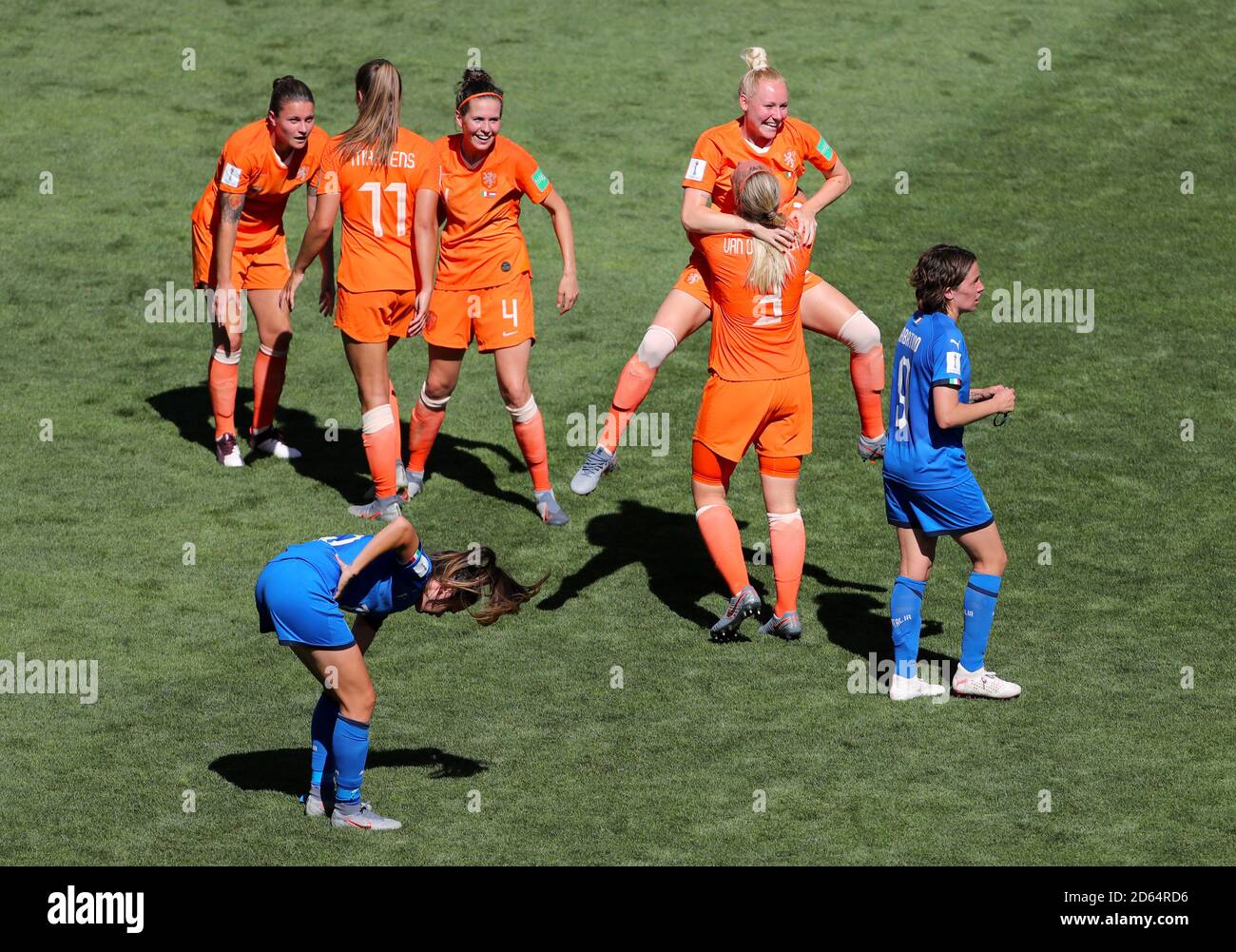 Netherlands' Danique Kerkdijk and Netherlands' Stefanie van der Gragt ...