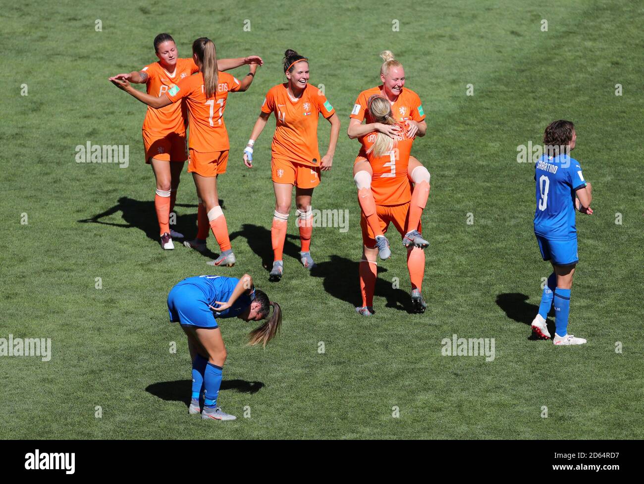 Netherlands' Danique Kerkdijk and Netherlands' Stefanie van der Gragt ...