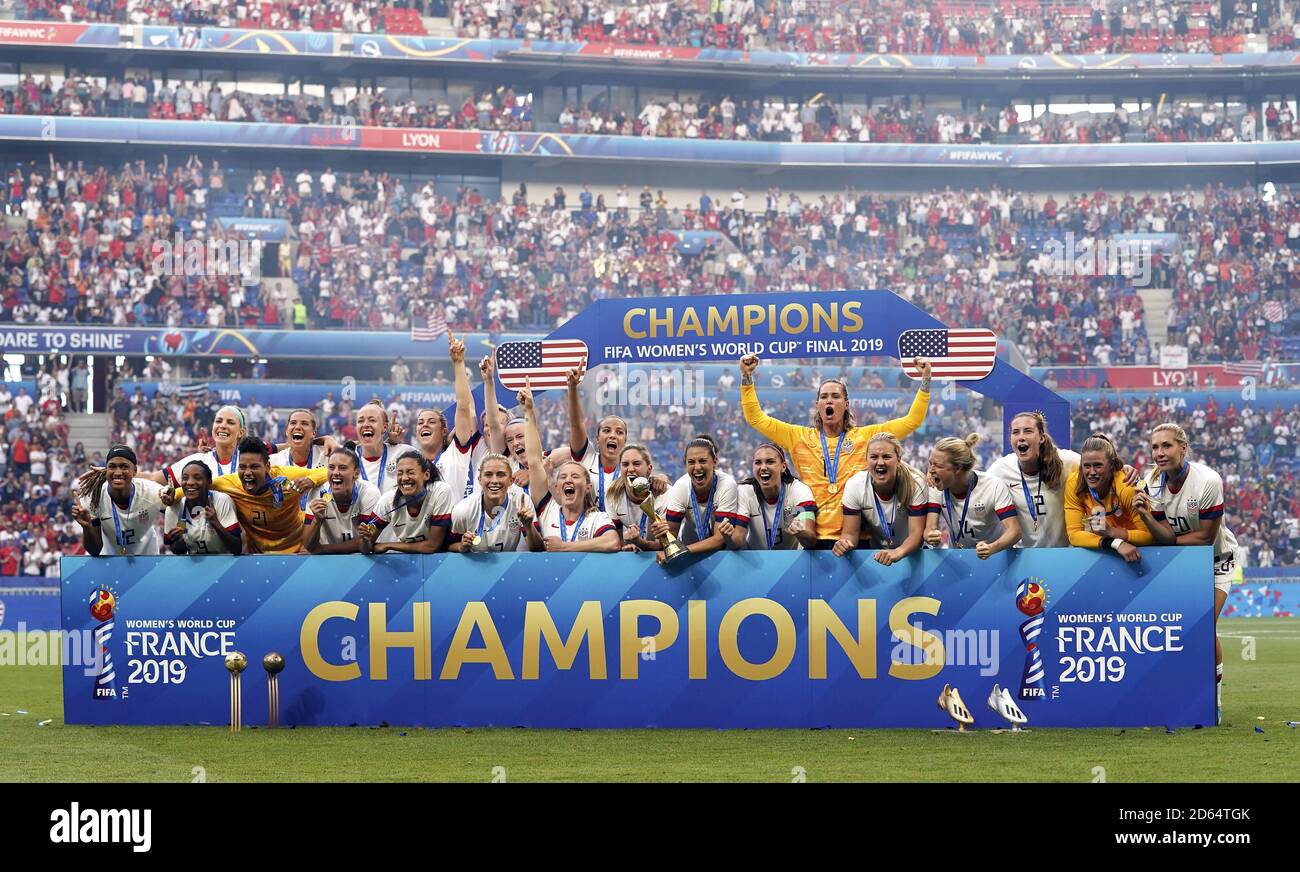 Womens world cup football final trophy hi-res stock photography and ...