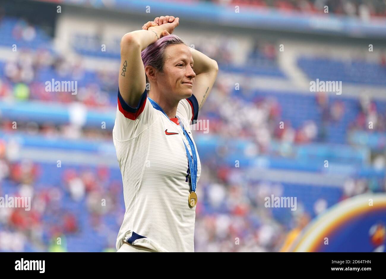 USA's Megan Rapinoe after the final whistle Stock Photo - Alamy