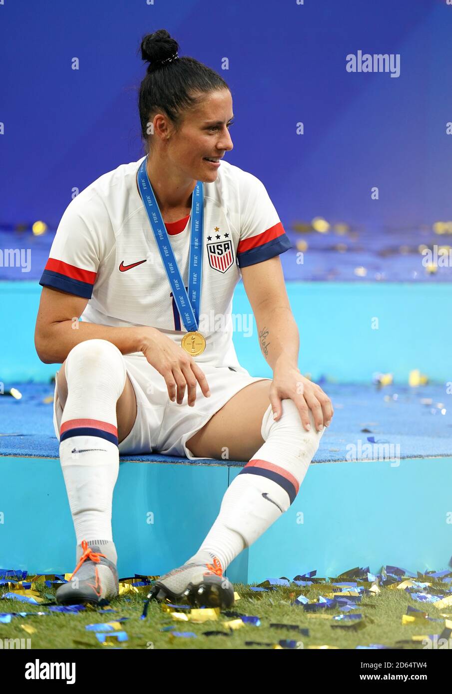 USA's Ali Krieger during the celebrations after the game Stock Photo ...