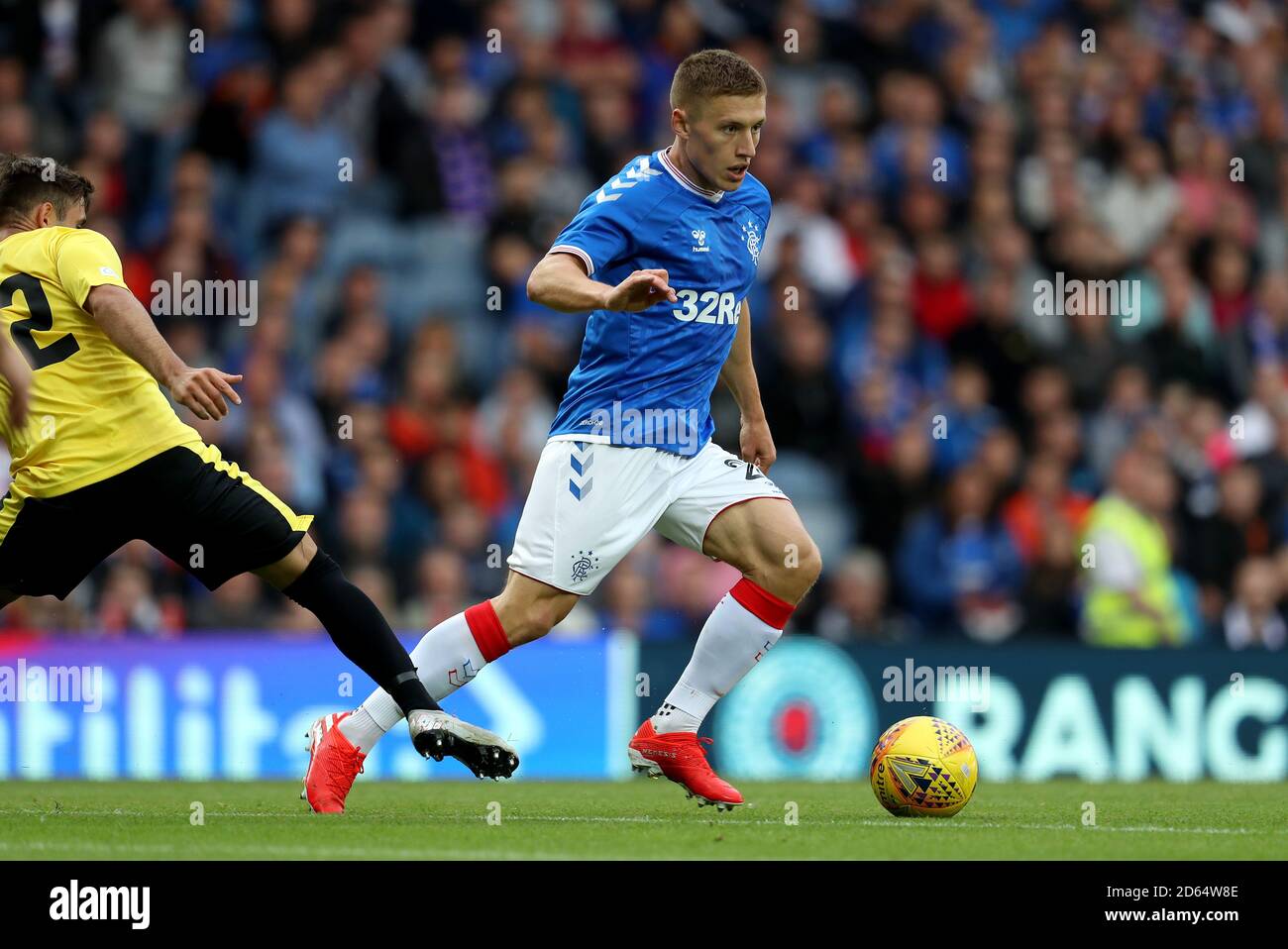 Rangers' Greg Docherty during the UEFA Europa League first qualifying ...
