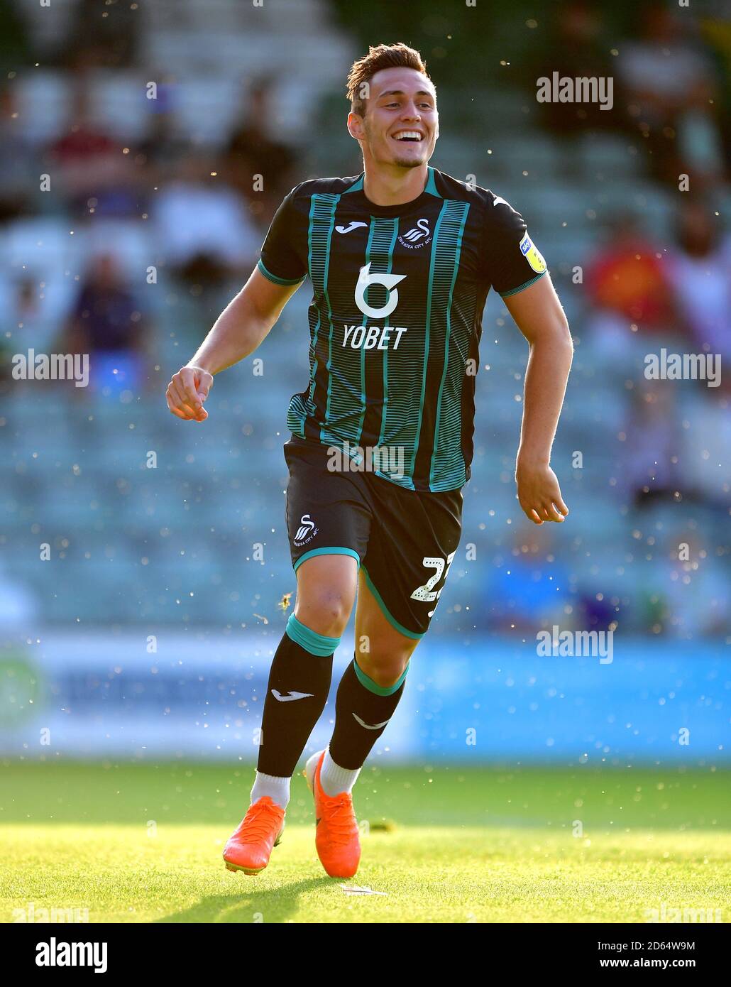 Swansea City's Connor Roberts in action Stock Photo - Alamy