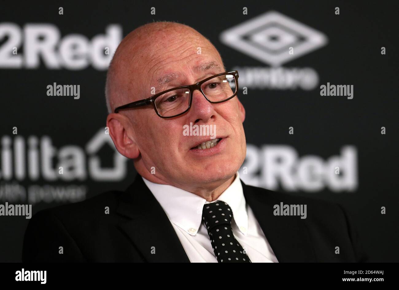 Derby County owner Melvyn Morris during a press conference at Pride ...