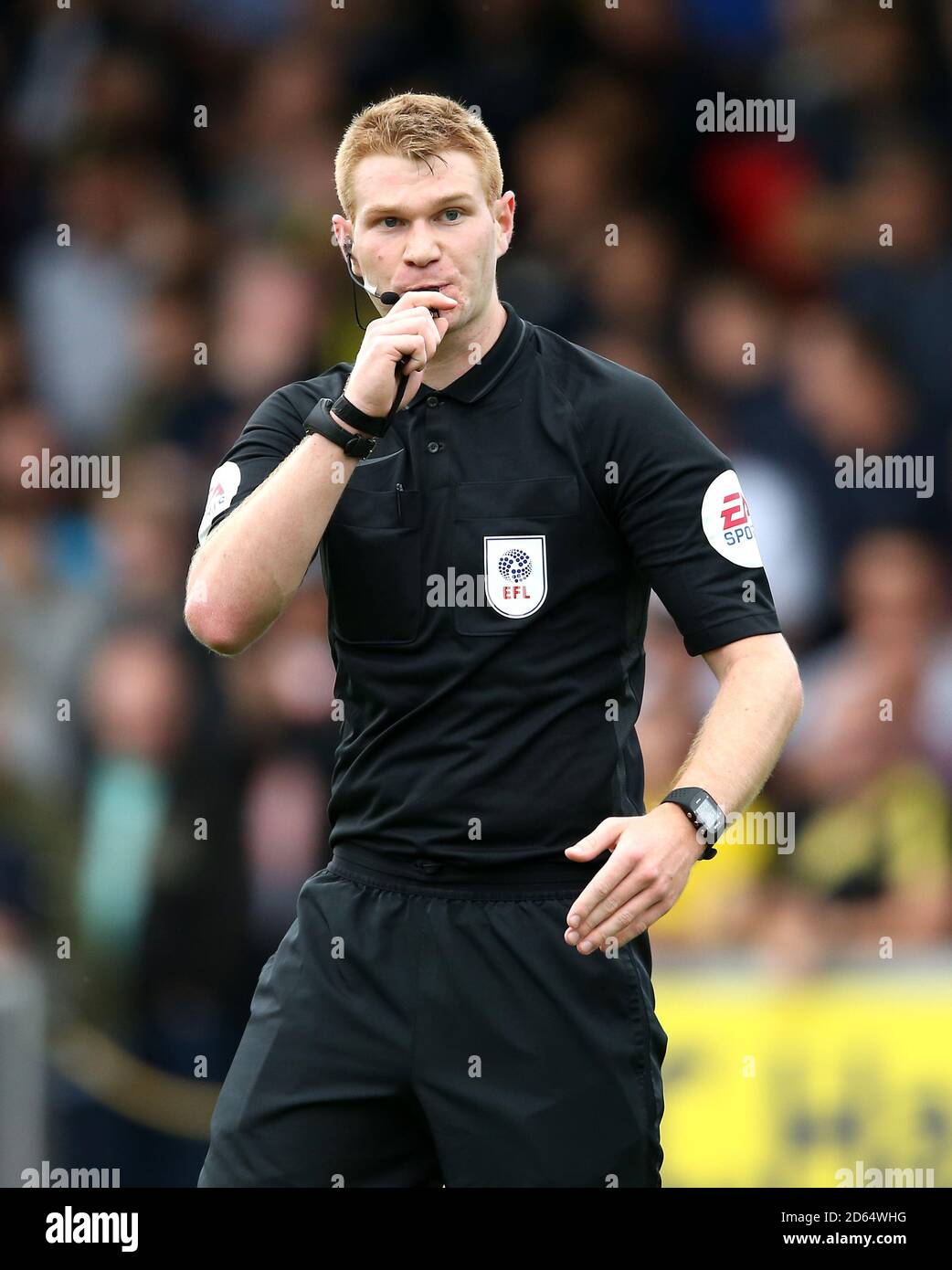 Match Referee James Oldham Stock Photo - Alamy
