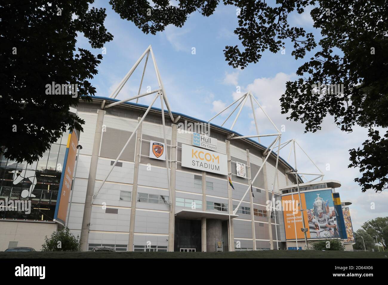 Hull City's KCOM Stadium Stock Photo - Alamy