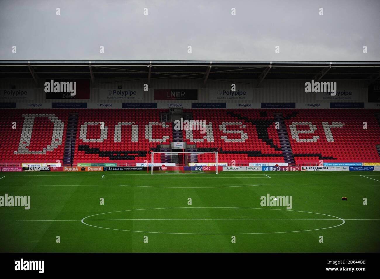 A general view of Doncaster Rover's Keepmoat Stadium Stock Photo - Alamy