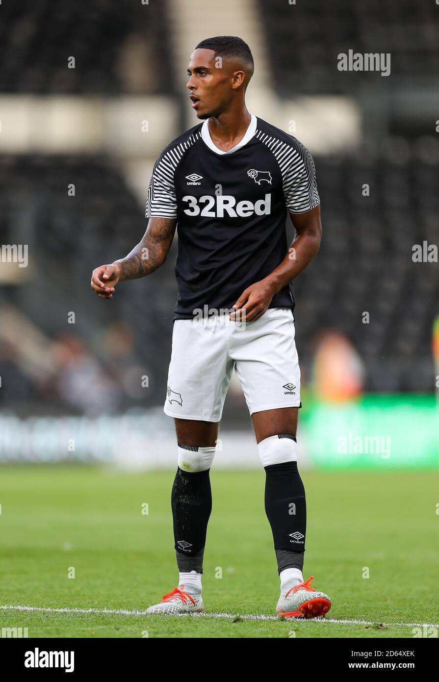 Derby County's Max Lowe during the Pre-Season Friendly at Pride Park ...