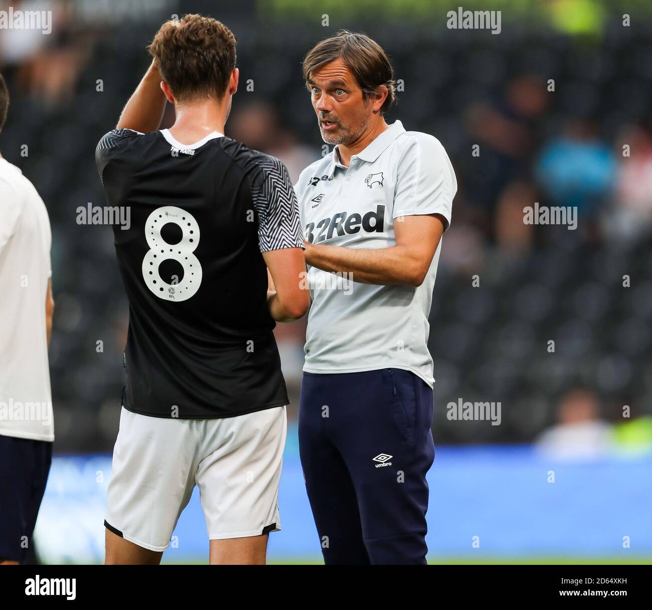 Derby County's manager Phillip Cocu during the Pre-Season Friendly at ...