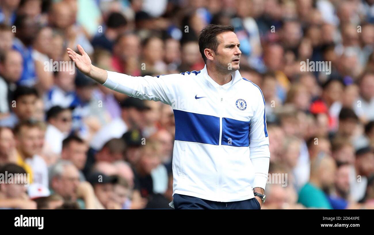 Chelsea manager Frank Lampard on the touchline Stock Photo - Alamy