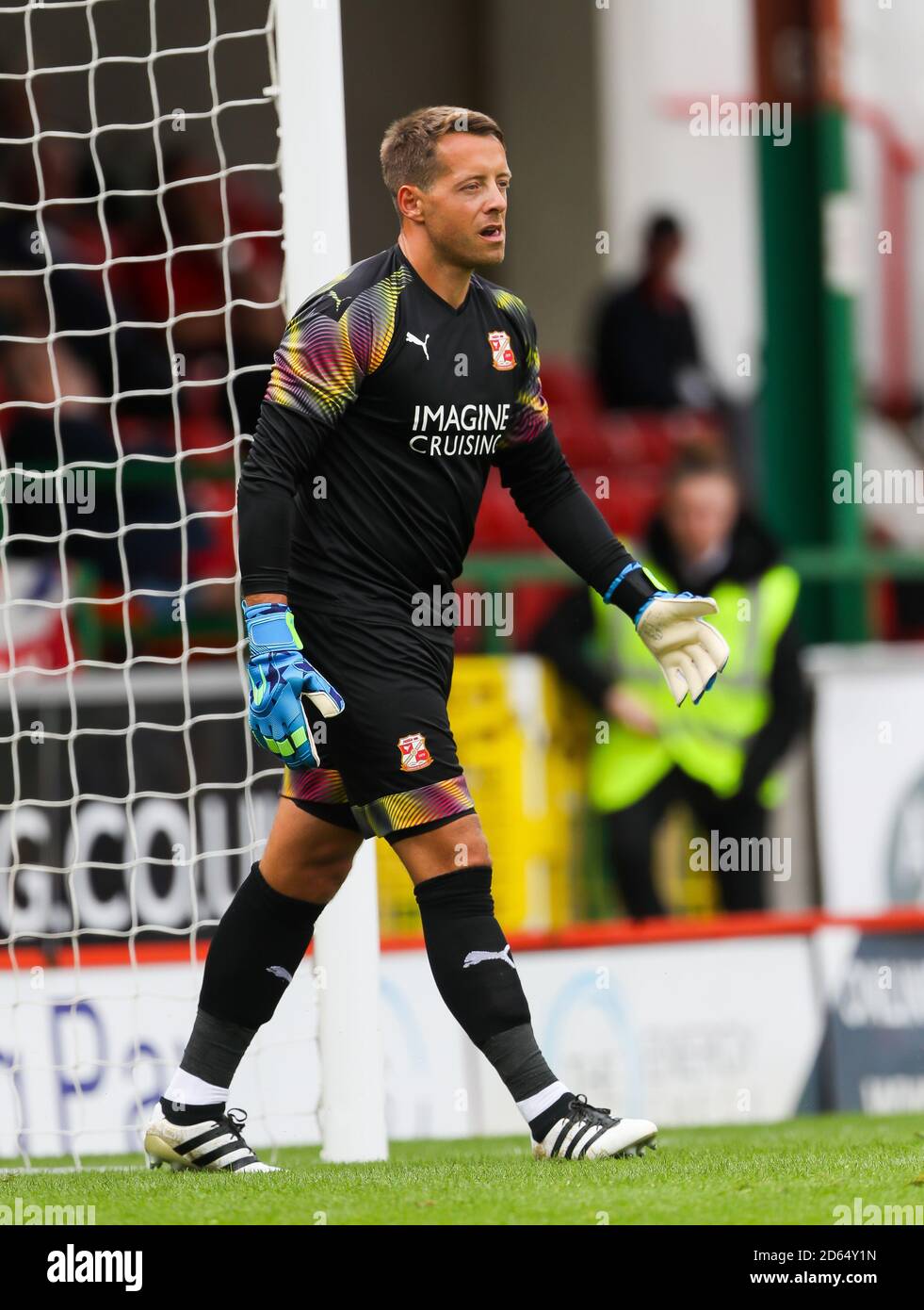 Swindon Town's keeper Luke McCormick during the Pre-Season Friendly ...