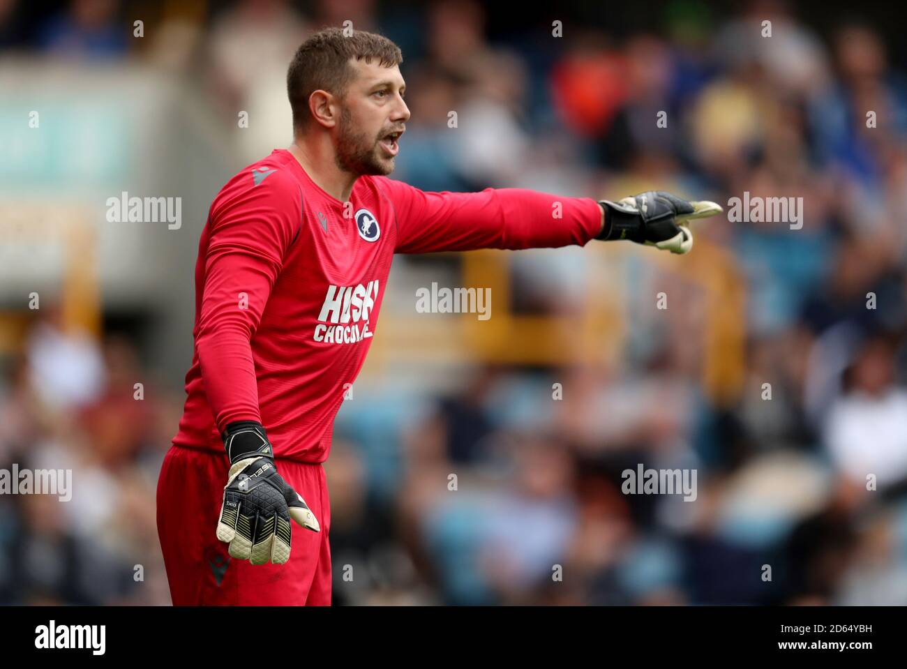 Millwall goalkeeper Frank Fielding in action Stock Photo - Alamy