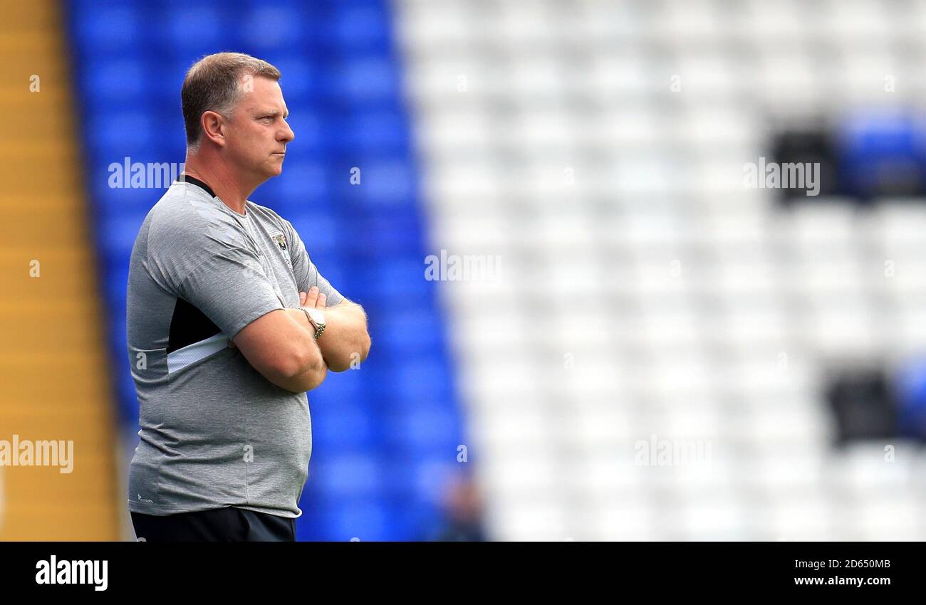 Coventry City manager Mark Robbins Stock Photo - Alamy