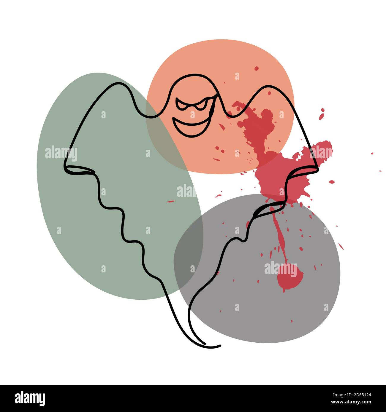 Halloween ghost shape hand Stock Vector Images - Alamy