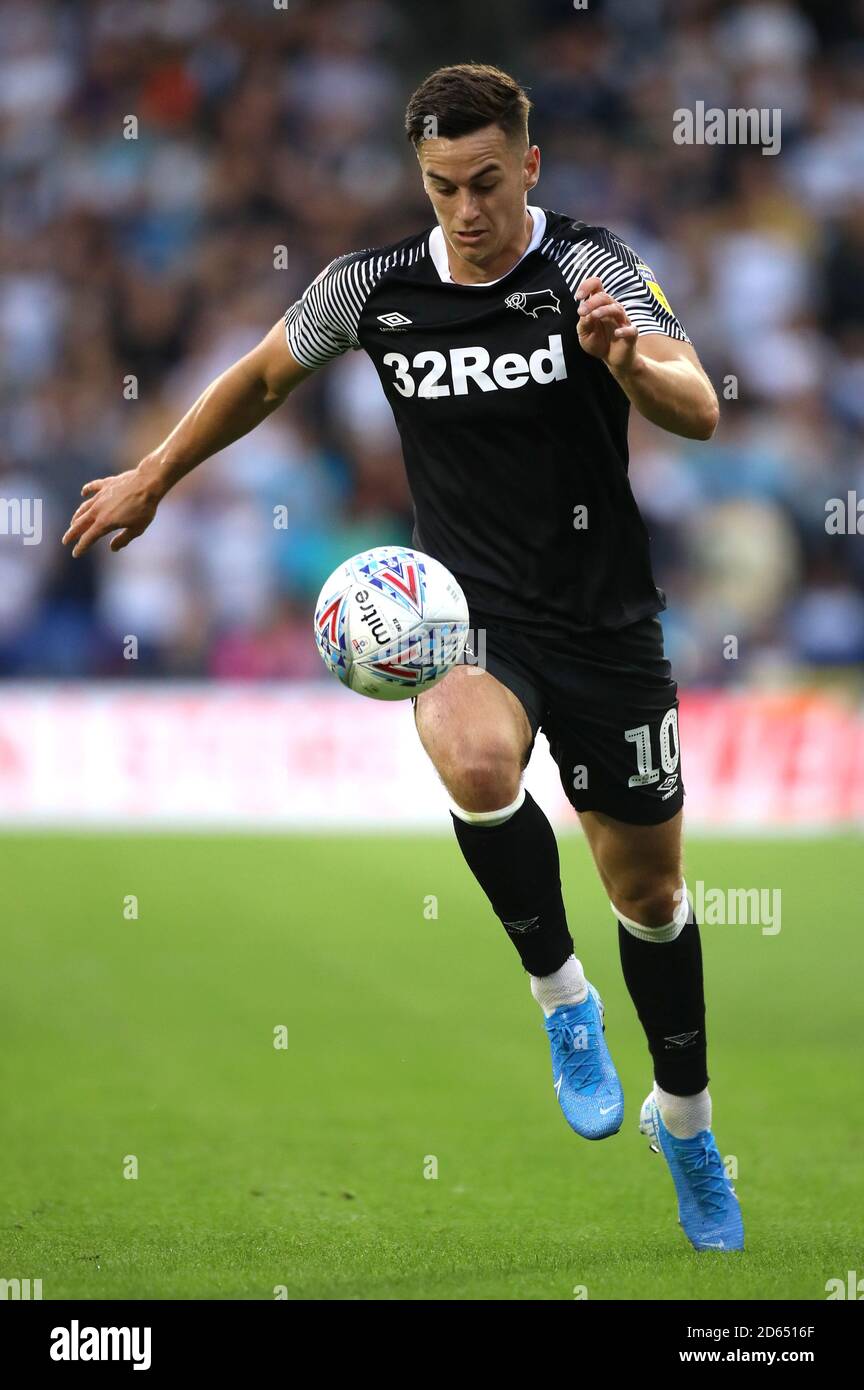 Derby County's Tom Lawrence Stock Photo - Alamy