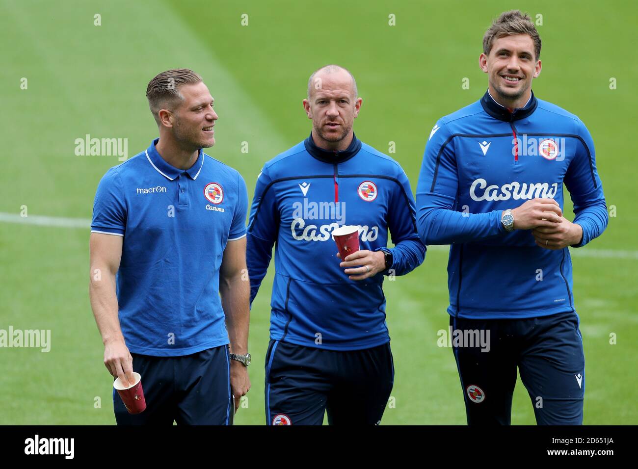 Reading's Michael Morrison,Reading's Charlie Adam and Reading ...