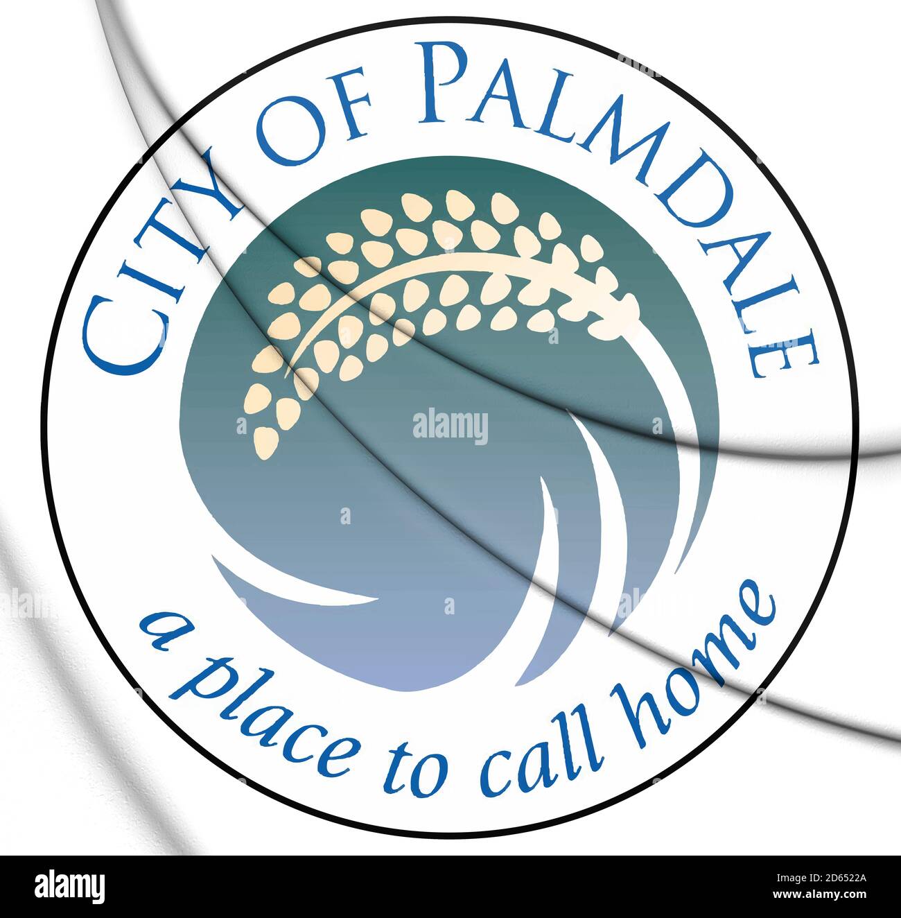 3D Seal of Palmdale (California), USA. 3D Illustration Stock Photo - Alamy