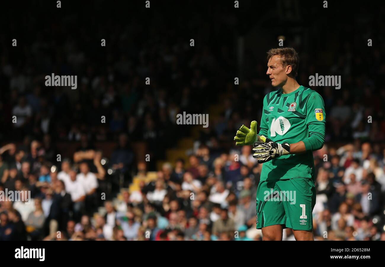 Blackburn rovers goalkeeper christian walton hi-res stock photography ...