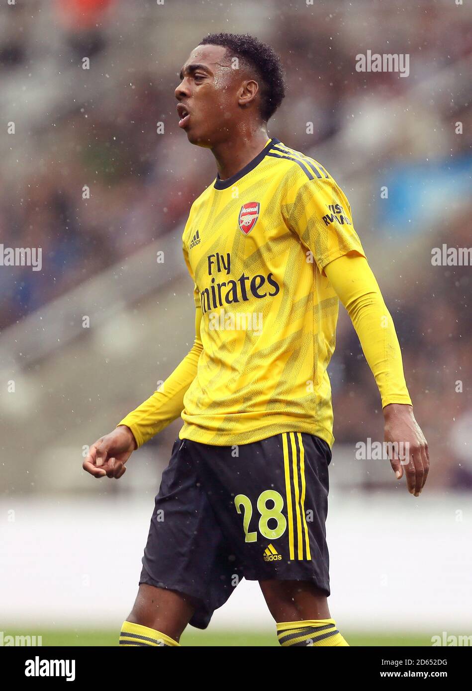 Arsenal's Joe Willock reacts Stock Photo - Alamy