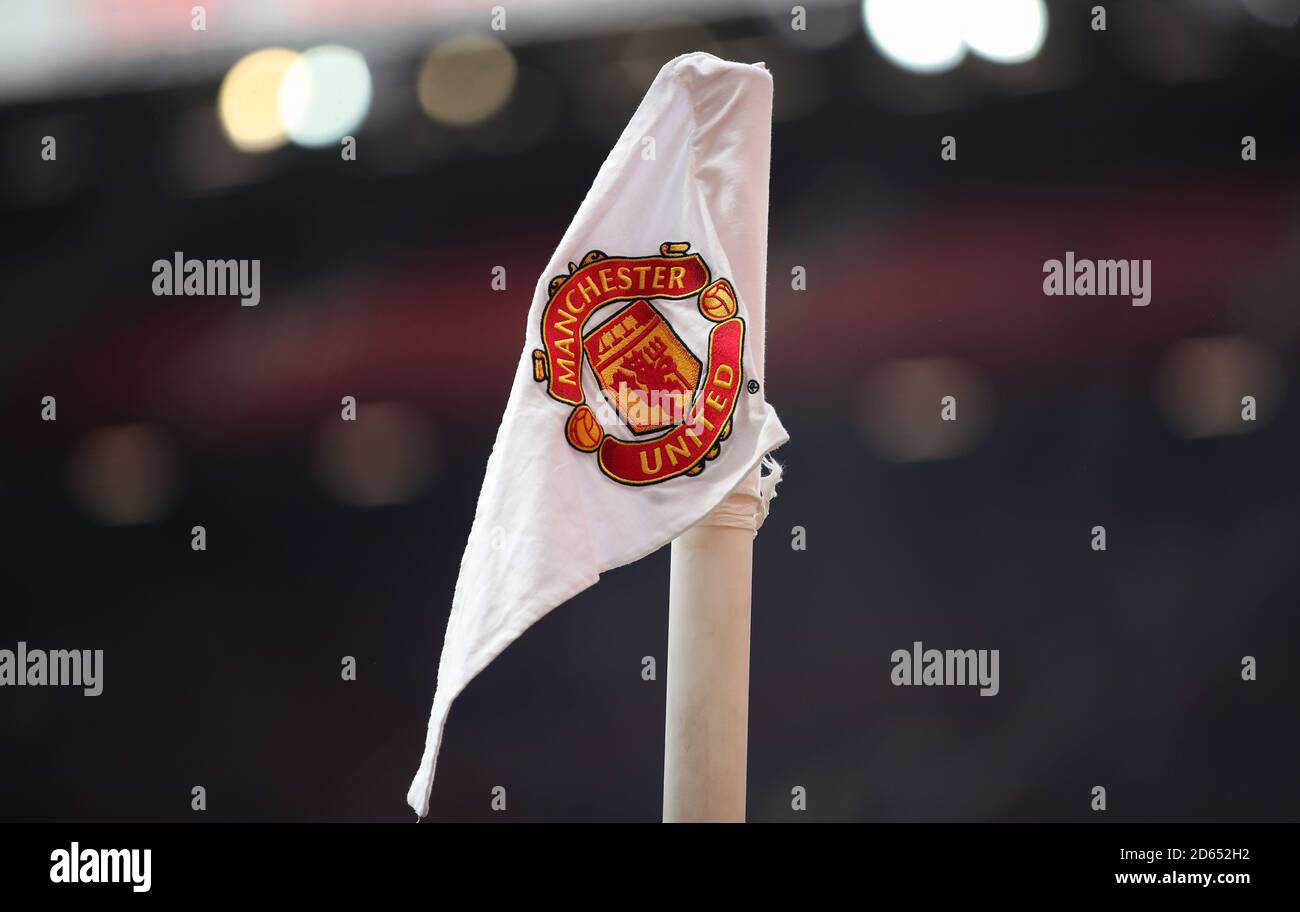 Manchester united flag hi-res stock photography and images - Alamy