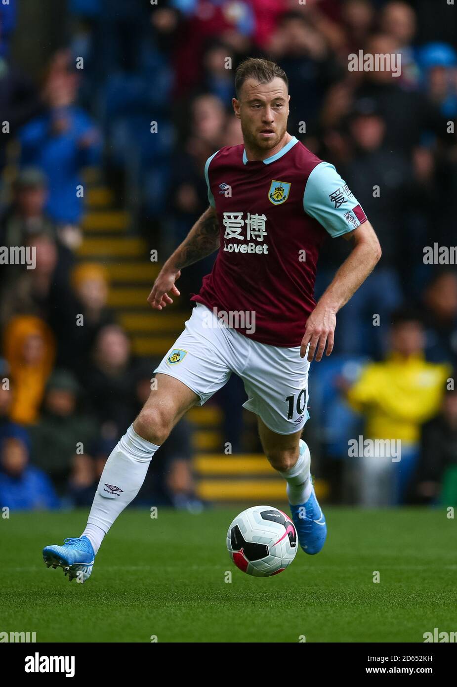 Burnley's Ashley Barnes Stock Photo - Alamy