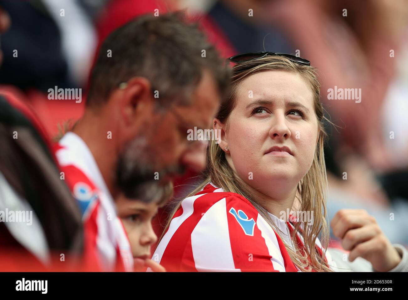 Stoke City fans prior to kick-off Stock Photo - Alamy