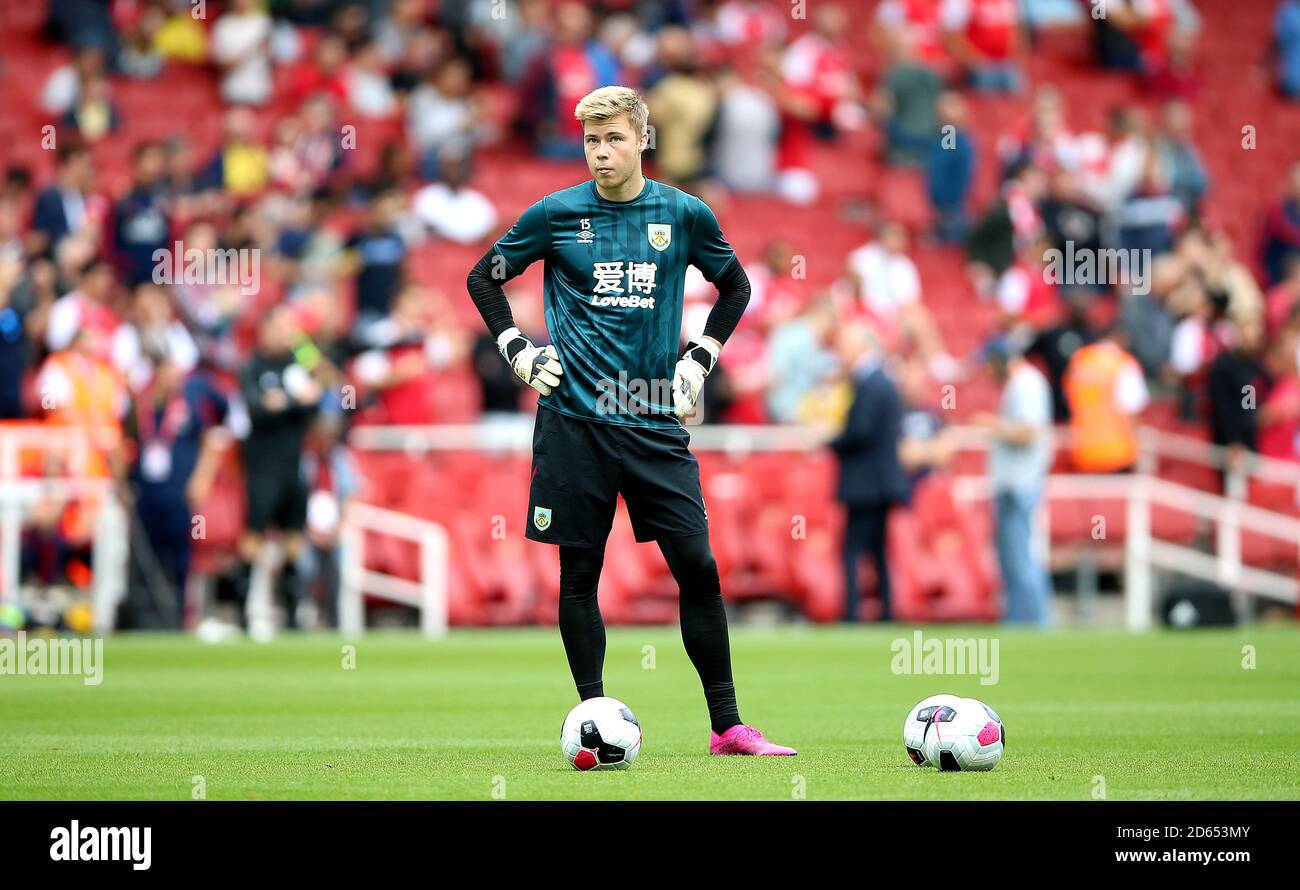 Burnley goalkeeper Bailey Peacock-Farrell Stock Photo - Alamy
