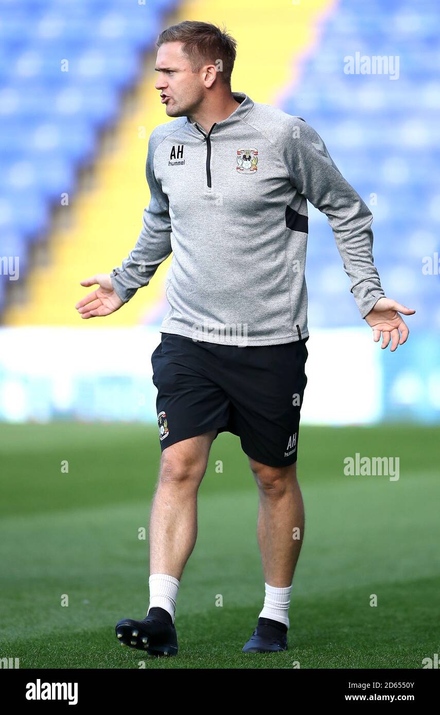 Coventry City head of sports science Adam Hearn Stock Photo - Alamy