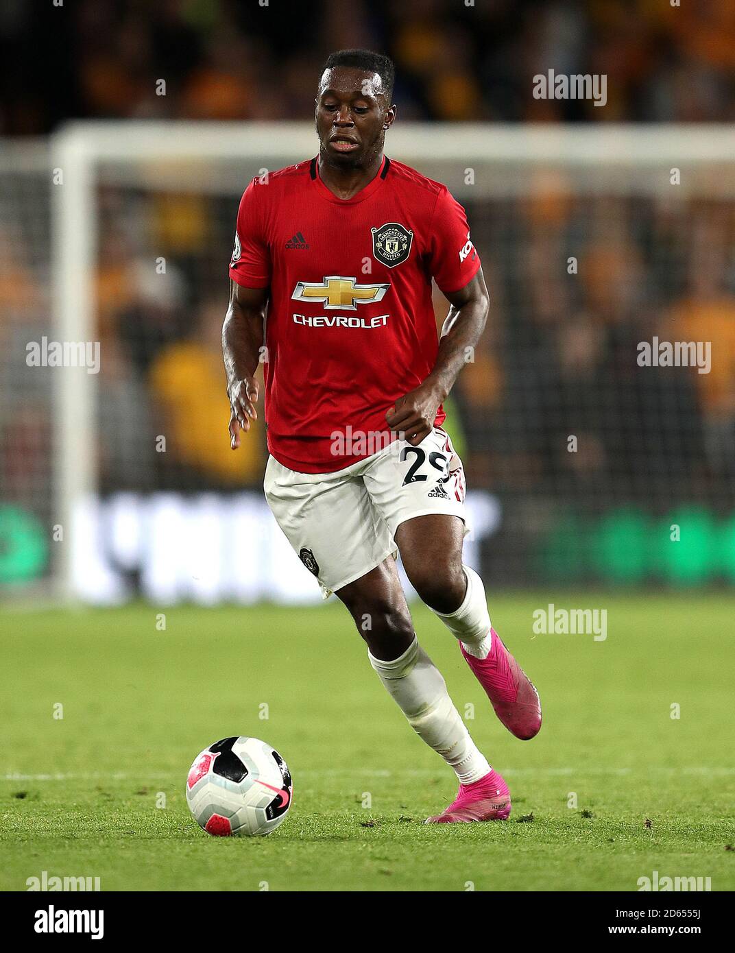 Manchester United's Aaron Wan-Bissaka Stock Photo - Alamy