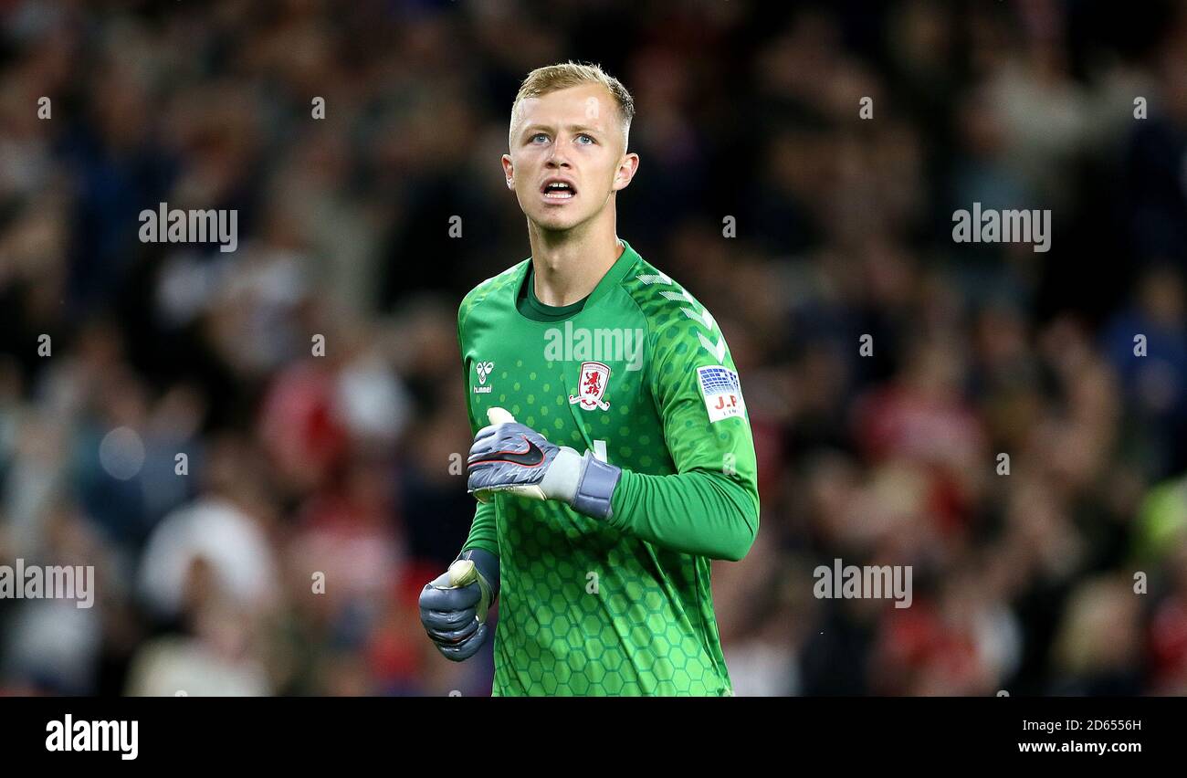 Middlesbrough goalkeeper Aynsley Pears Stock Photo - Alamy