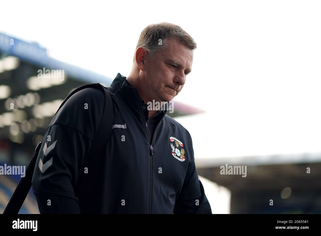 Coventry city manager mark robins before the match hi-res stock ...