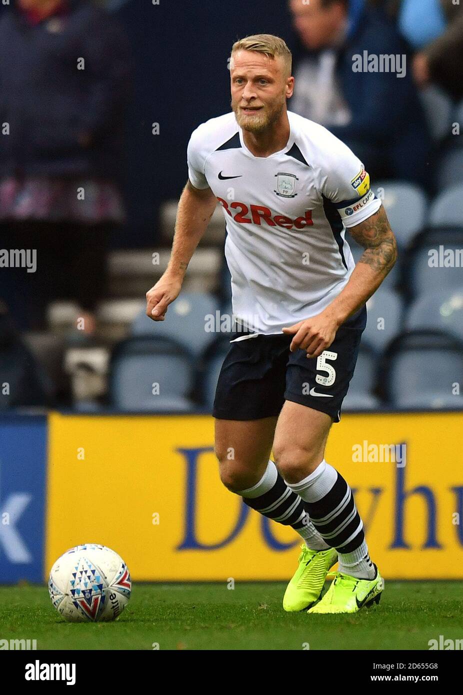 Preston North End's Tom Clarke Stock Photo - Alamy