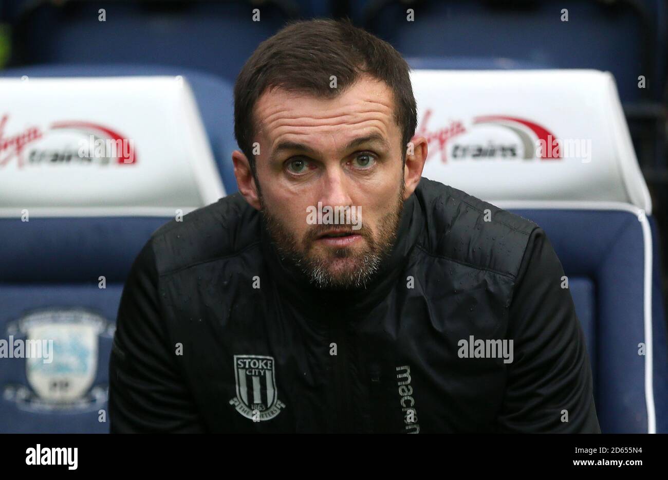 Stoke City manager Nathan Jones Stock Photo - Alamy