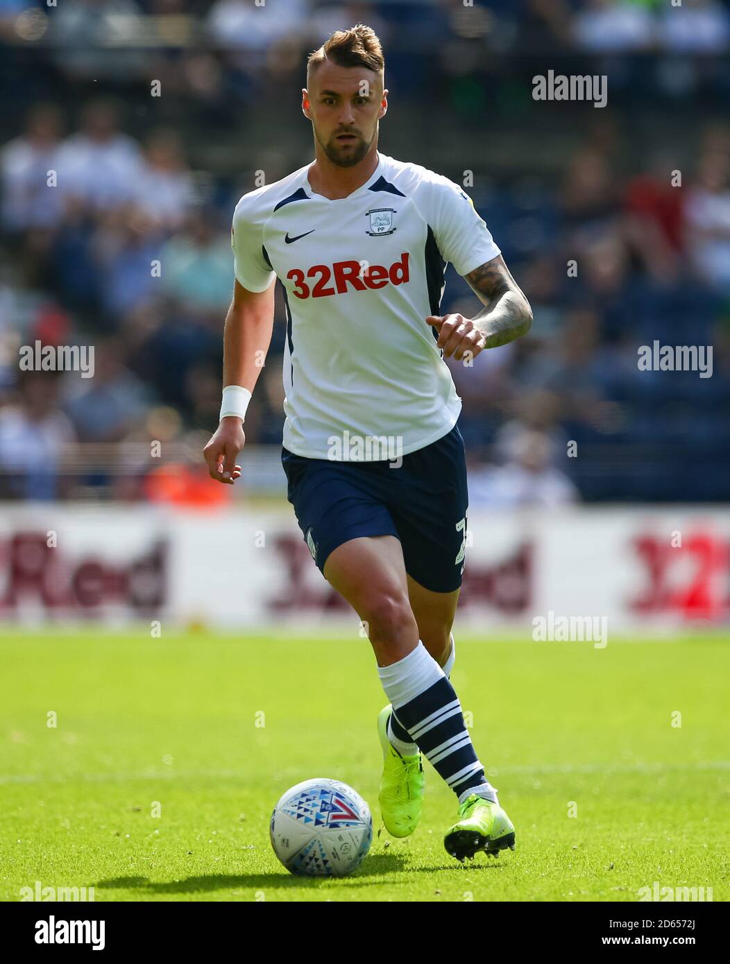 Preston North End's Patrick Bauer Stock Photo - Alamy