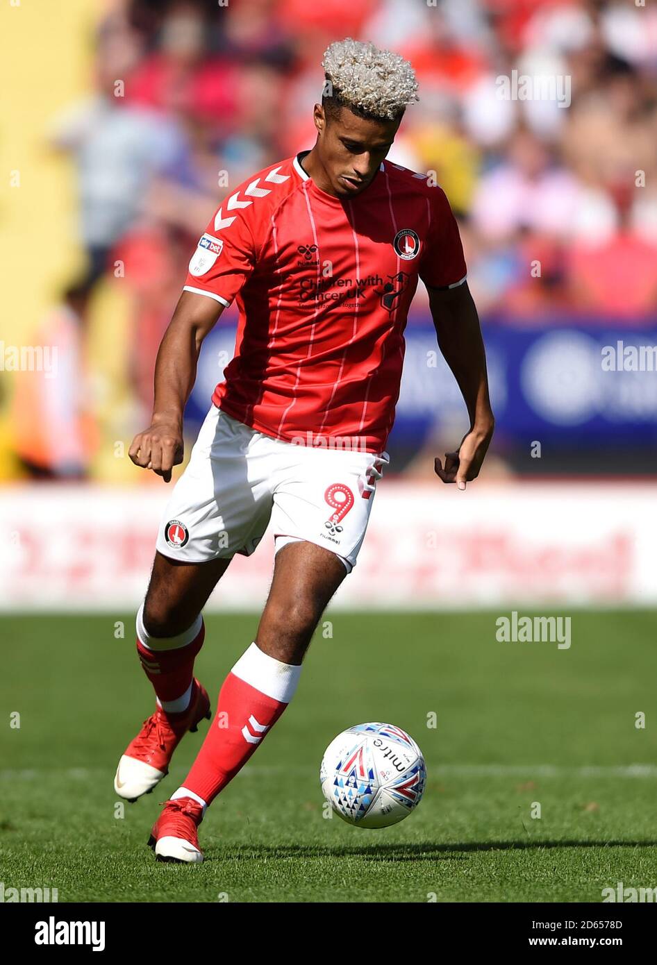 Charlton Athletic's Lyle Taylor Stock Photo - Alamy