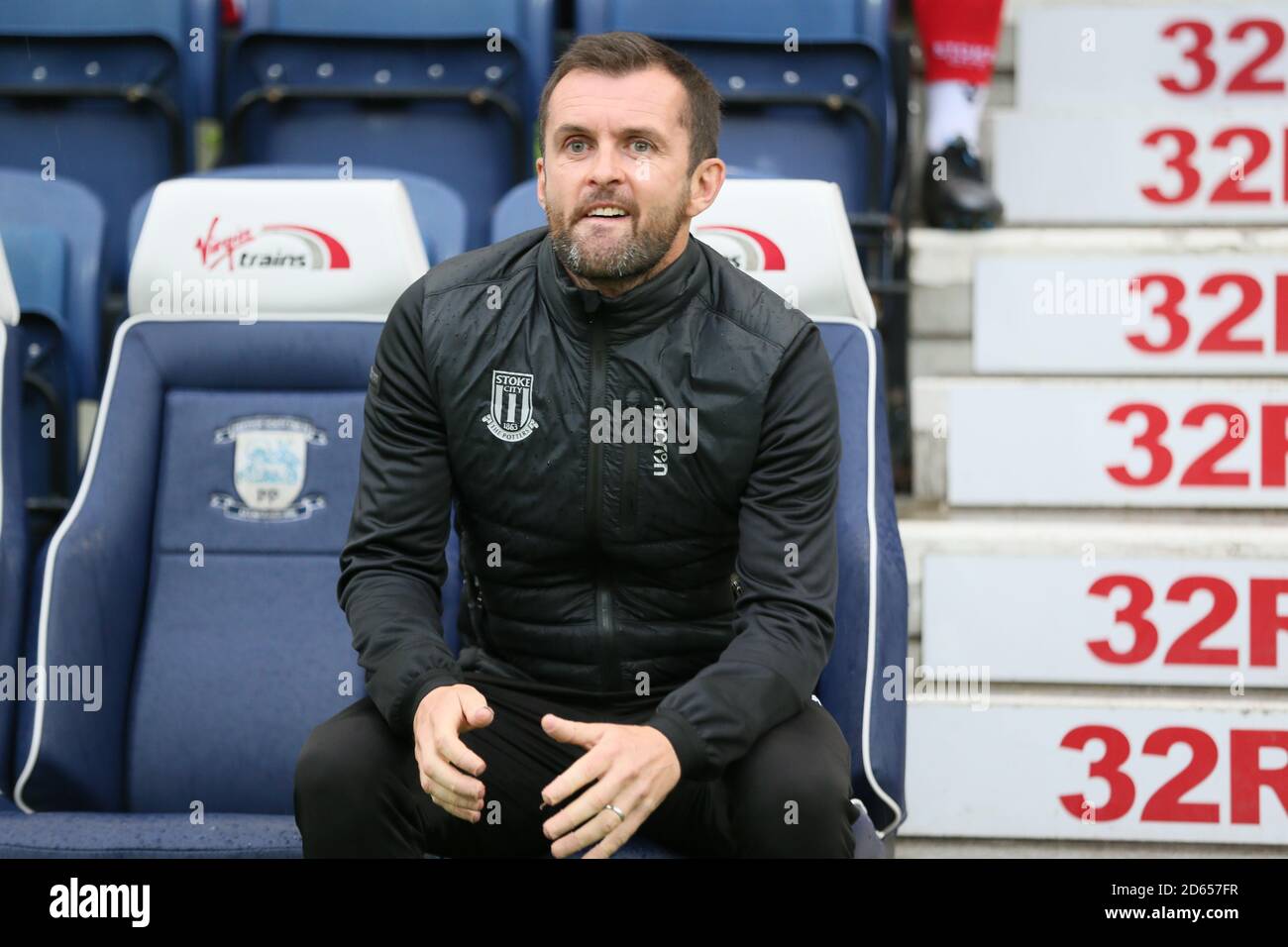 Stoke City manager Nathan Jones Stock Photo - Alamy